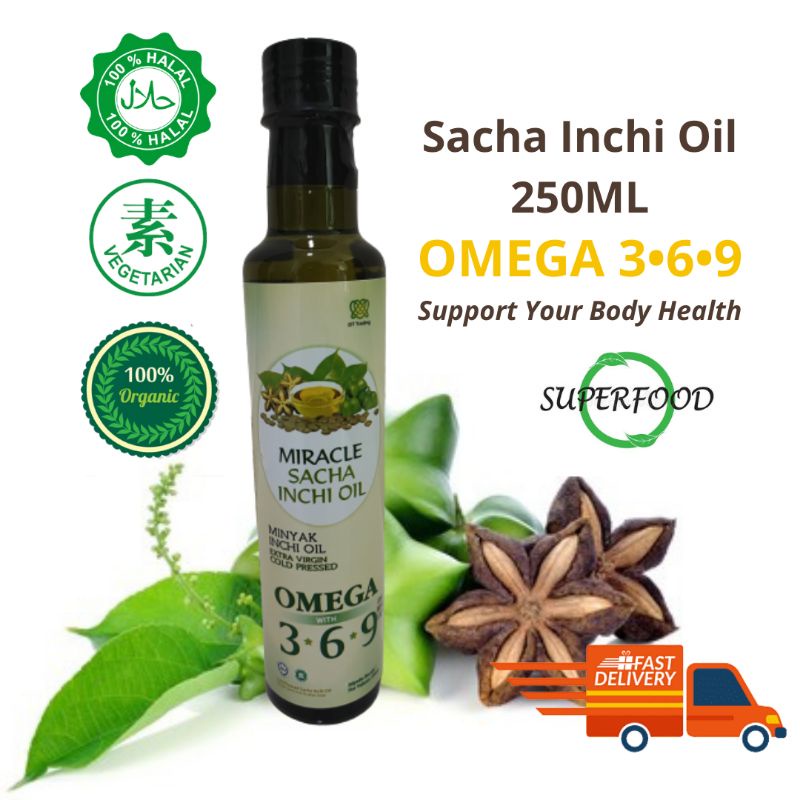 Sacha Inchi Oil 250ML Cold pressed oil | Shopee Malaysia