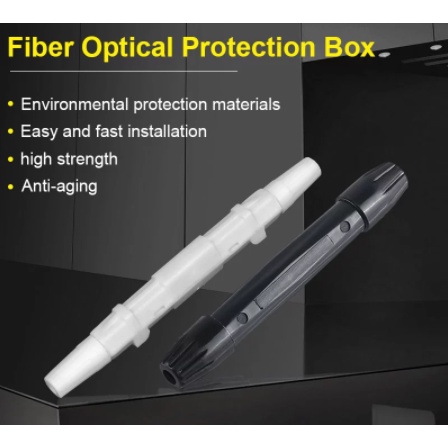 3pcs Ftth Drop Fiber Optic Joint Protection Box Case Fiber Box Drop ...