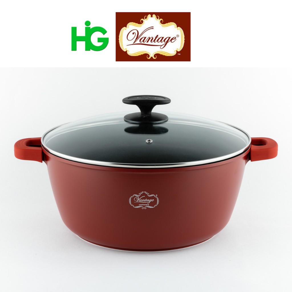 VANTAGE - SAUCE POT W GLASS COVER - 20CM / 24CM / 28CM / 32CM / 36CM ...