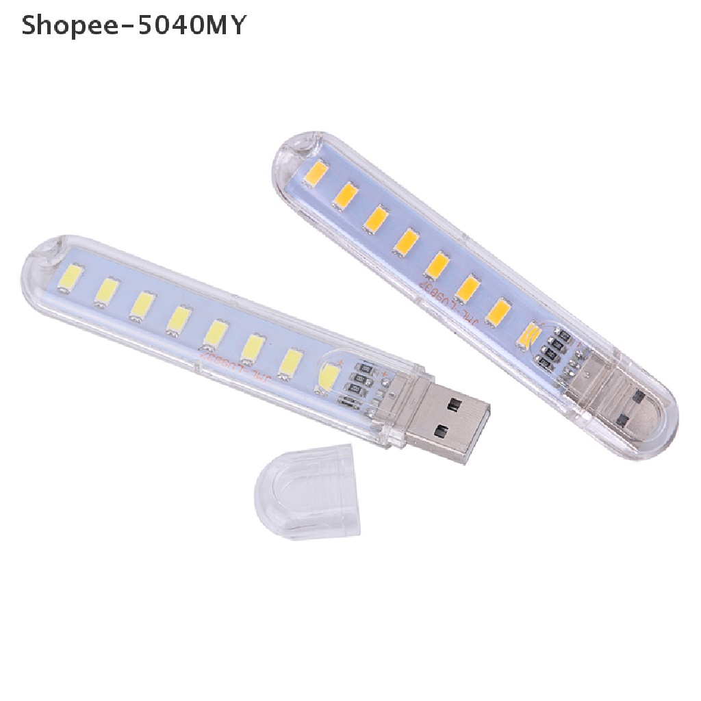 {PUR} Mini LED Portable 5V 8 LED USB Lighting Computer Mobile Power ...