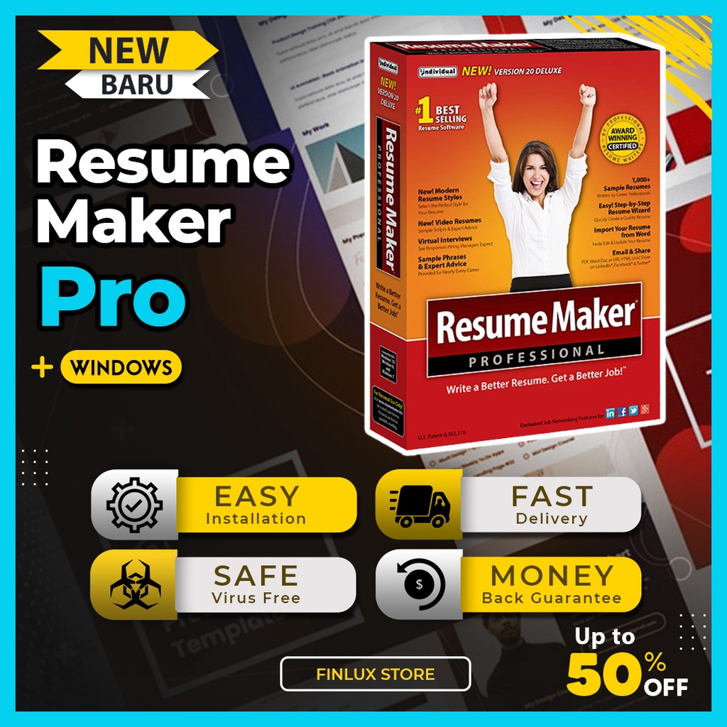 Resume Maker Professional Deluxe 20.3.0 Latest Lifetime For Windows ...
