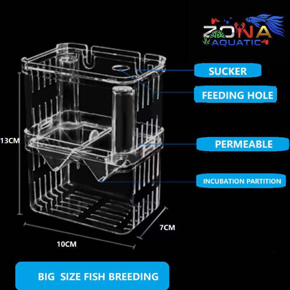 READY STOCK | AquariumIn Breeding Box | Fish Isolation Breeding ...