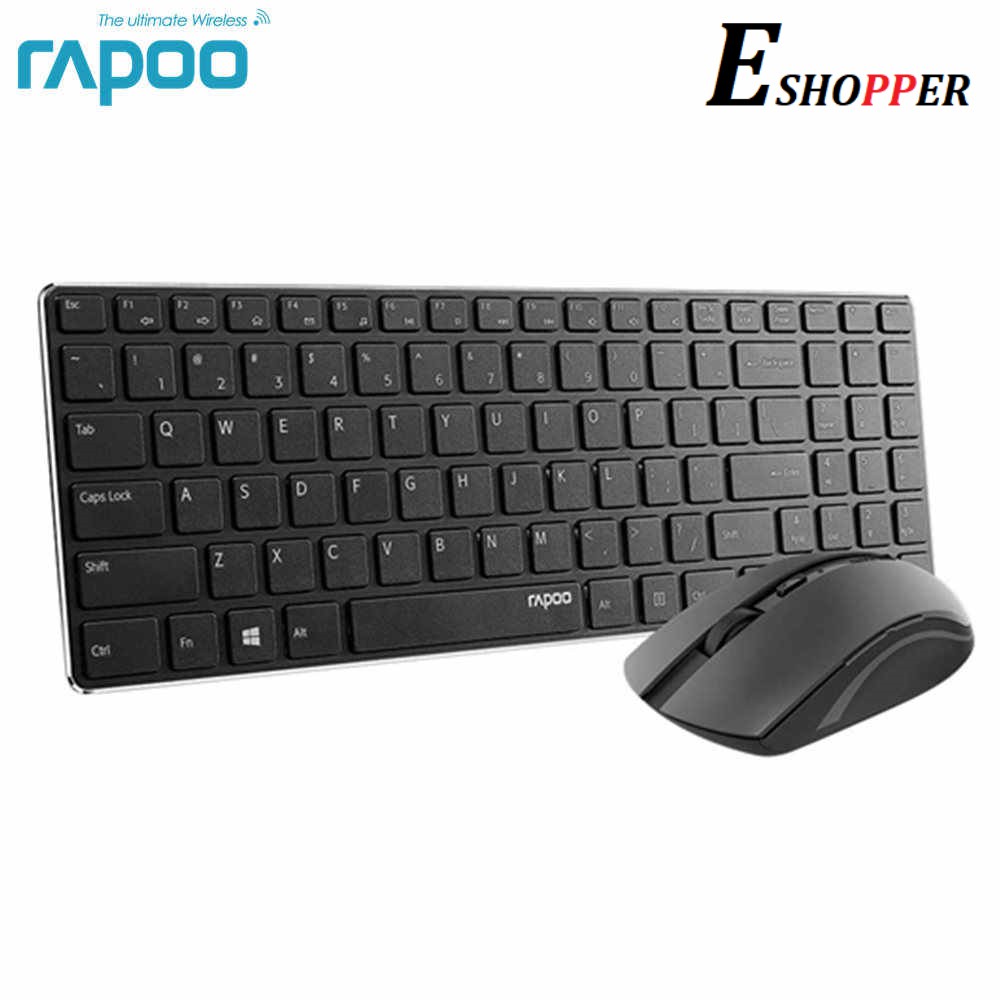 RAPOO 9000M MULTI-MODE WIRELESS KEYBOARD & MOUSE | Shopee Malaysia