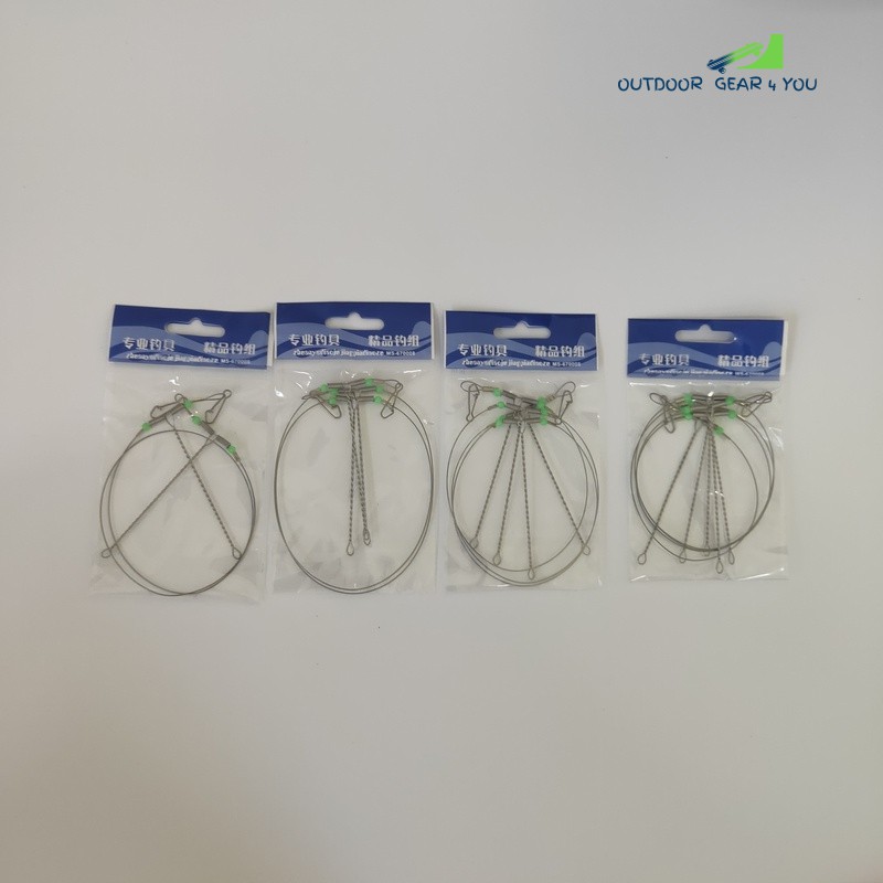 Pancing Perambut Steel 2, 3,4 ,5 Way Fishing Wire Rig Steel apollo ...