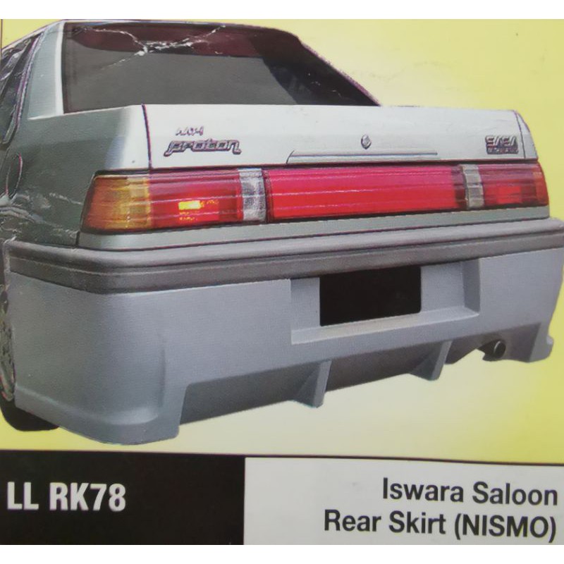 Iswara Sedan Nismo RK78 Rear Skirt Fibreglass Without Paint | Shopee ...