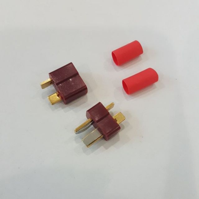Deans plug tplug t-plug with shrink tube | Shopee Malaysia