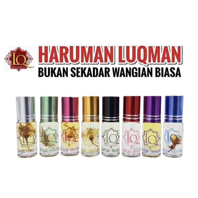 🔥Haruman Luqman 3ML(8 Wangian Boleh Campur)🔥 | Shopee Malaysia