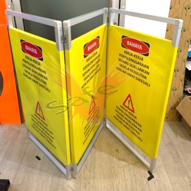 VSAFEMKT Lift Barriecade maintenance PVC plastic barrier hoarding cover ...