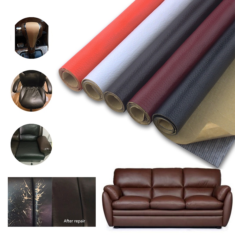 138*100cm Sofa Leather Repair Self-Adhesive Patch colors Self Adhesive ...