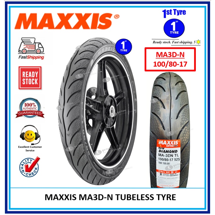 MAXXIS DIAMOND NEW MA-3D N/ MA3D-N 100/80-17 TUBELESS (YEAR 2026 ...