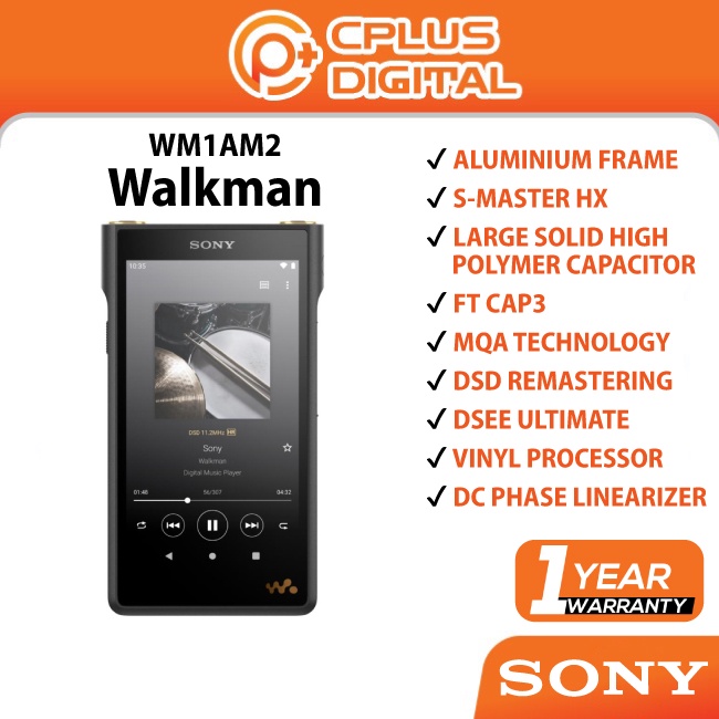 Sony WM1AM2 Walkman Digital Media Player | Hi-Res Walkman MQA DSD LDAC ...