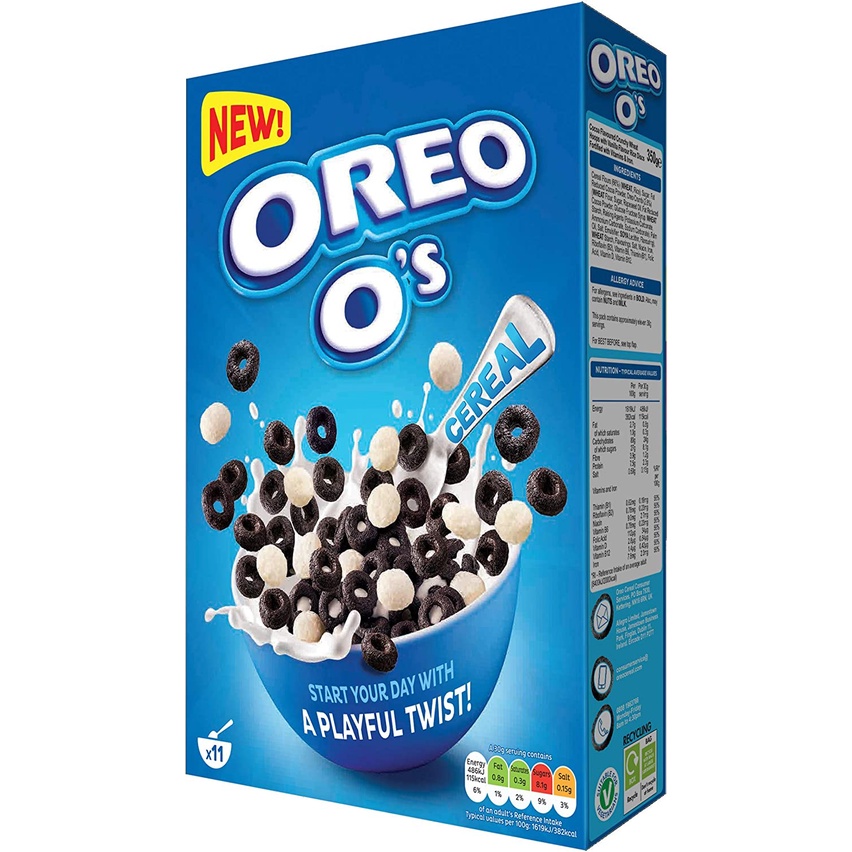 Oreo O' Cocoa Cereal 350g from Belgium | Shopee Malaysia