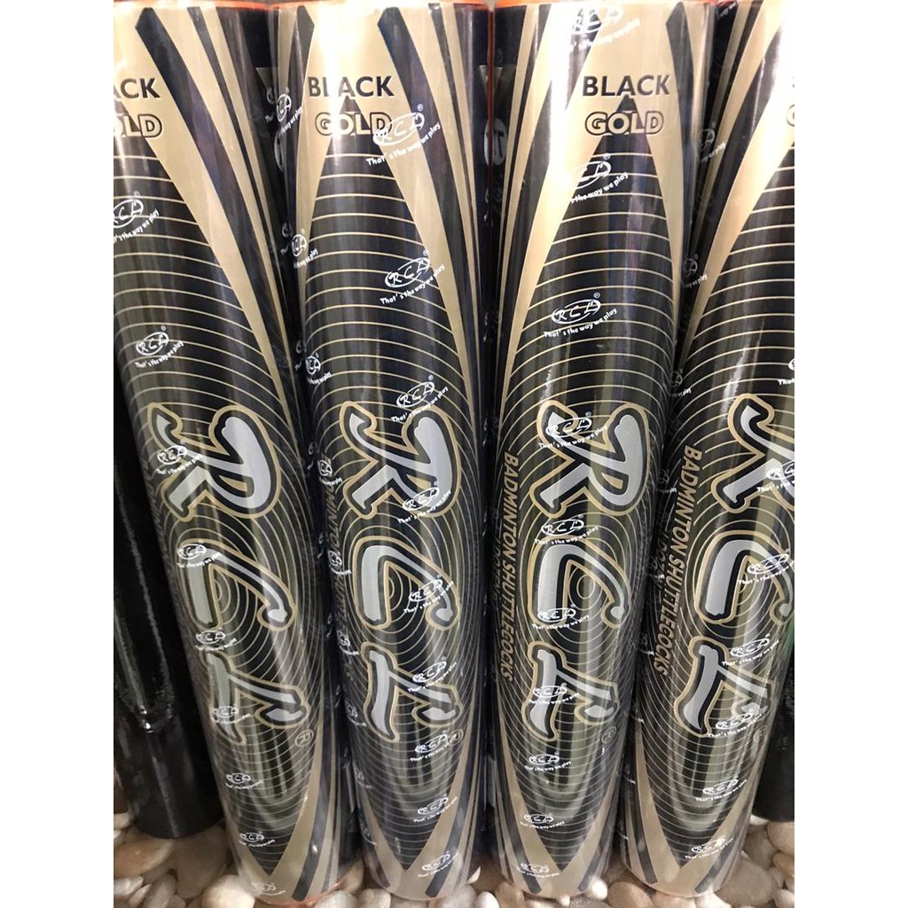 RCL Black Gold Badminton Shuttlecocks | Shopee Malaysia