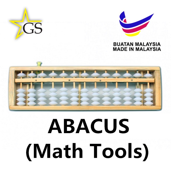 Wooden Abacus Standard / Chinese Math Tools / SEMPOA / 算盘 | Shopee Malaysia