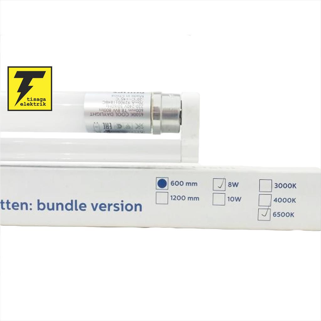 Philips LED Tube Batten BN015C SET 1XTLED L600-8W | Shopee Malaysia