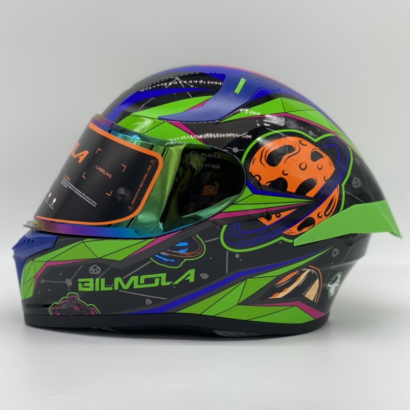 BILMOLA Rapid RS Explorer Blue Fullface Helmet | Shopee Malaysia