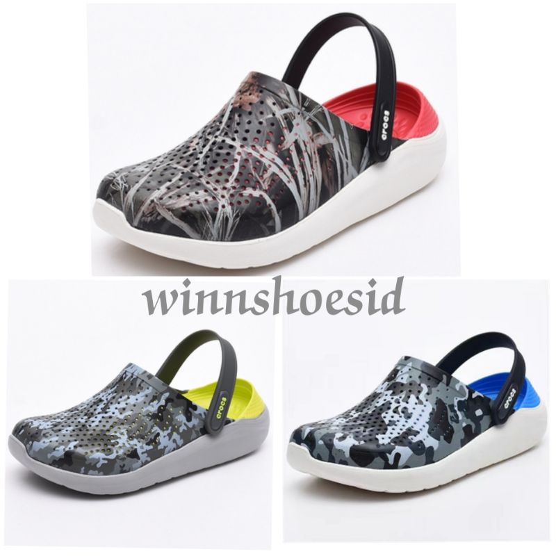 Crocs LiteRide Clog Army / LiteRide Camp / LiteRide Army / Crocs Men's Sandals / Men's Sandals ...