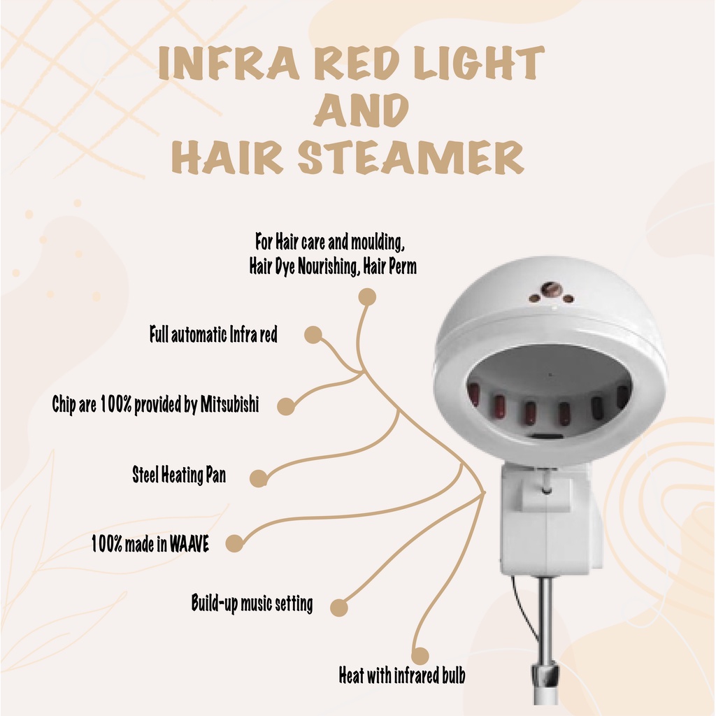 INFRA RED LIGHT & HAIR STEAMER (WAVE DLH151) | Shopee Malaysia