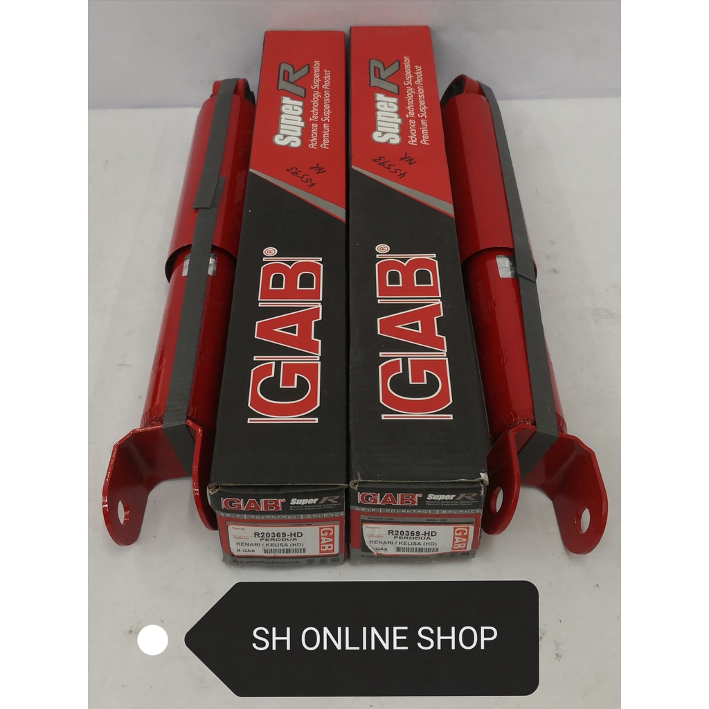 GAB Super R Premier Shock Absorber (Heavy Duty) Rear for Perodua Kelisa ...