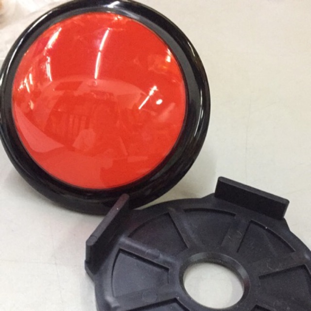 Big dome red push button🔘 Convex button 100mm & 45mm 凸面按键 | Shopee Malaysia