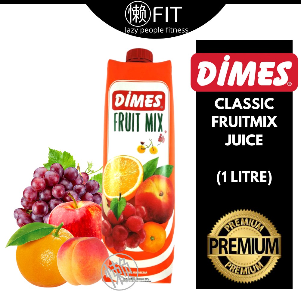 DIMES Classic Fruitmix Juice 1Litre Premium Jus Buah-Buahan Campuran ...