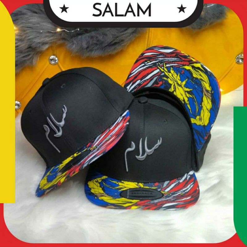 Snapback Cap SALAM Merdeka Edition - Logo Salam Jawi | Shopee Malaysia