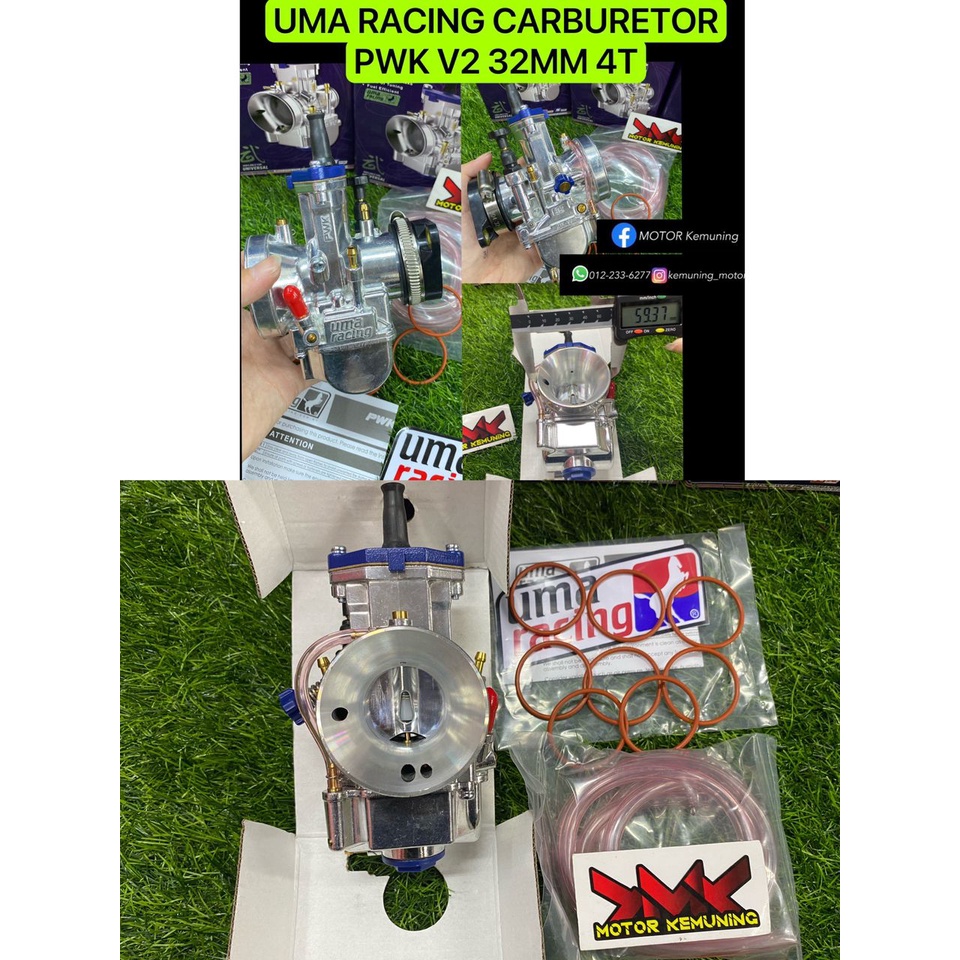 Uma Racing Carburetor Kaburetor Uma 4T 2T PWK24mm / 28mm / 30mm / 32mm ...