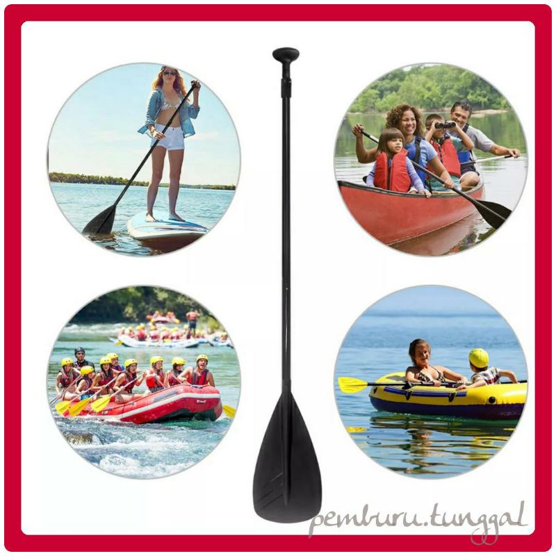 Pendayung sampan, telescopic boat paddel, telescoping kayak paddle ...