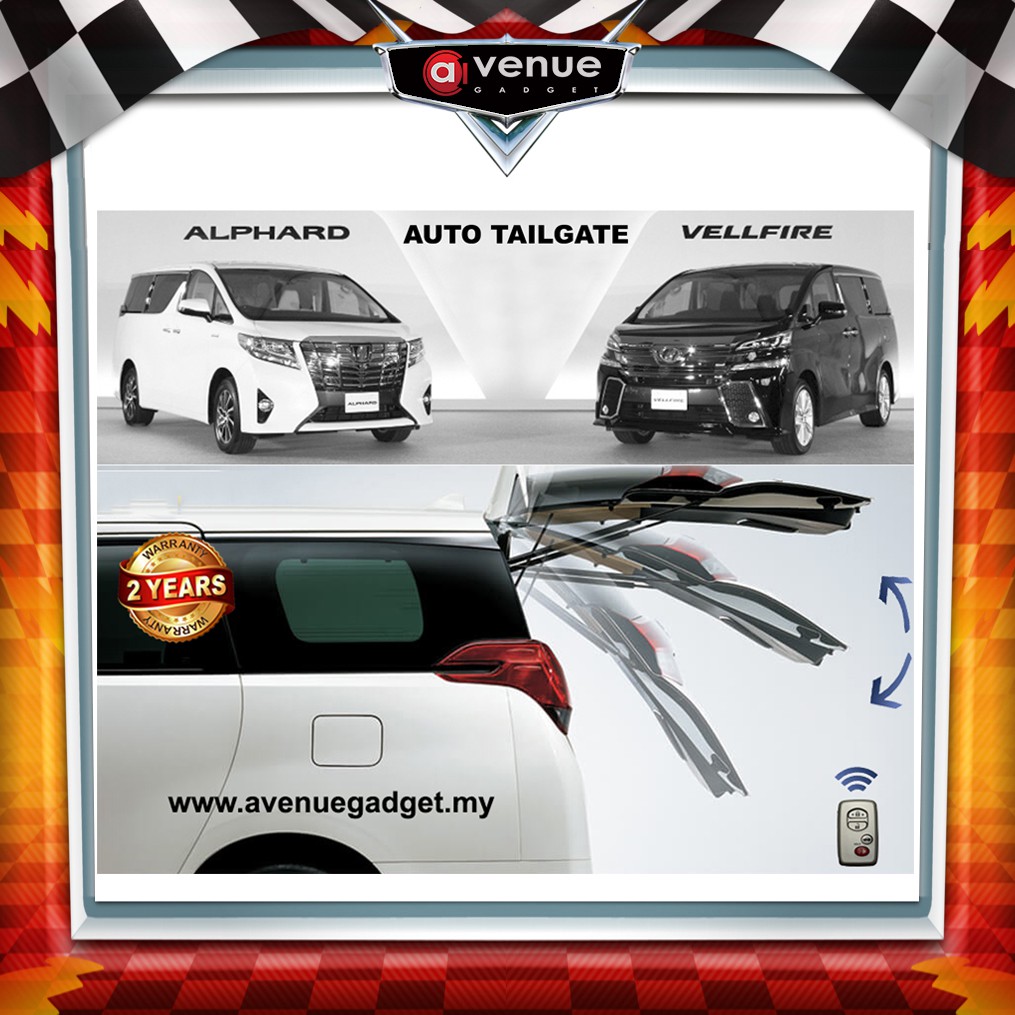 Toyota Alphard Vellfire Auto Tailgate Power Boot | Shopee Malaysia