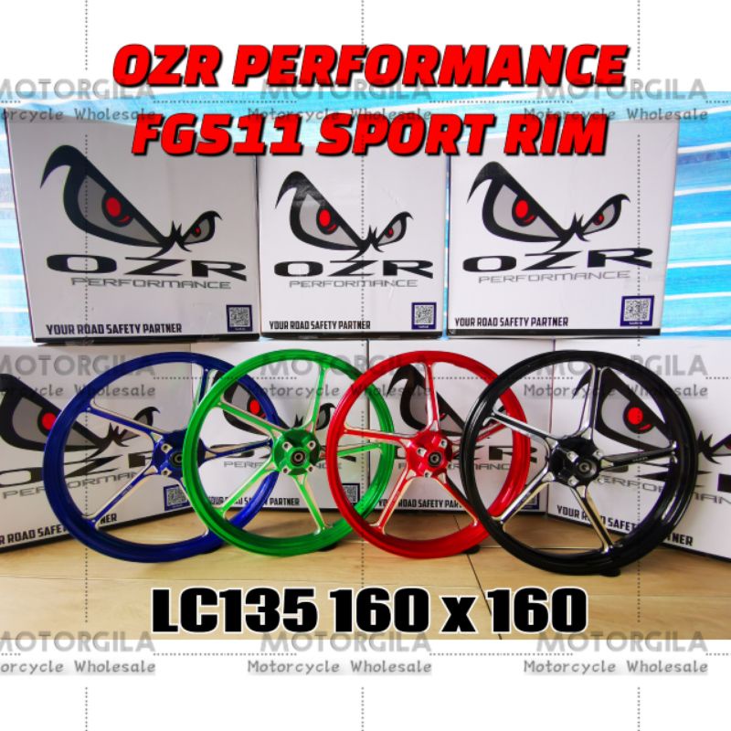 FG511 SPORT RIM LC135 V1~V7 ENKEI SP511 OZR PERFORMANCE | Shopee Malaysia
