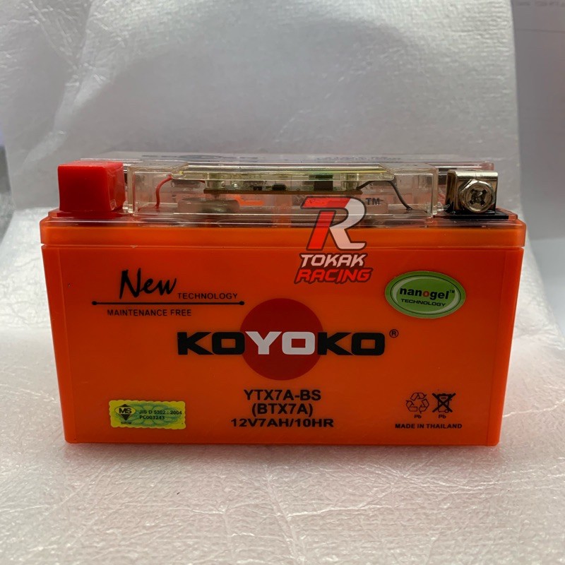 BATTERY YTX7A-BS VF3I 185 KOYOKO/SAKURA BUNGA | Shopee Malaysia