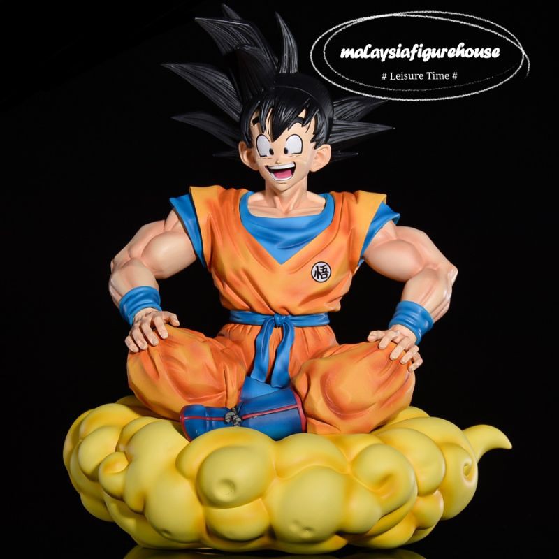 🔥READY STOCK🔥40CM DRAGON BALL Z FC SIT SON GOKU COPY RESIN GK ANIME ...