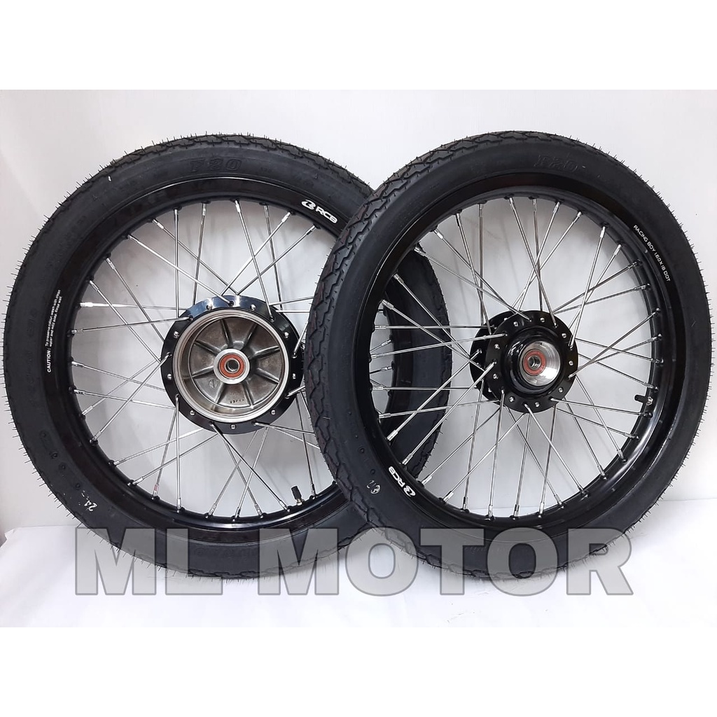 RXZ Set Pnp Racing Boy 160x18, RCB Lidi Chrome, Hub HLY Original with ...