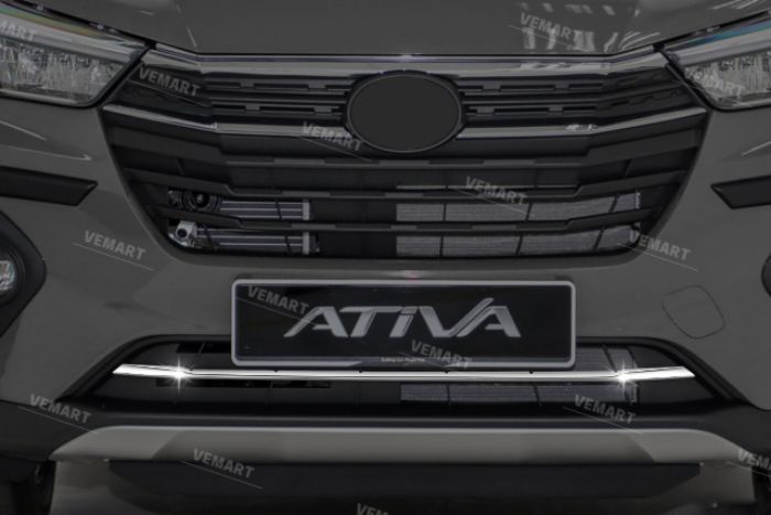 Vemart perodua ativa front bumper trim garnish accessories chrome ...