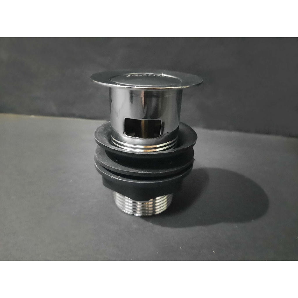 ISANO Push Button Basin Waste With Overflow/ Basin Sink Waste/ Pop Up ...