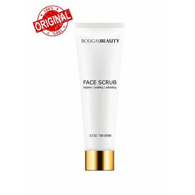 Bougas Beauty Facial scrub micro bead untuk kulit lembut bantu ...