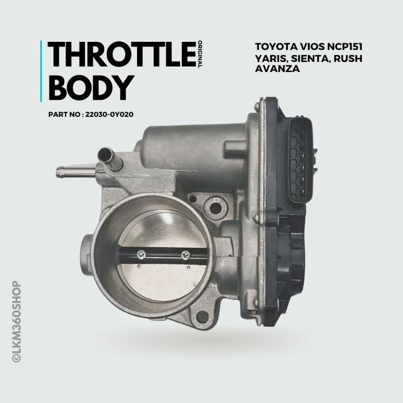 Toyota Vios NCP150, Yaris, Sienta, Avanza, Rush Throttle Body 22030 ...