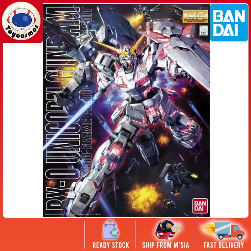 Bandai MG 1/100 Unicorn Gundam (OVA Ver.) Model Kits for Boys | Shopee ...