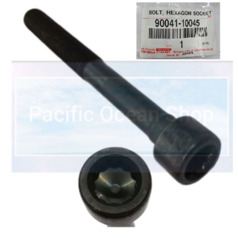 CYLINDER HEAD BOLT (ORIGINAL)(1PC) TOYOTA AVANZA,PERODUA MYVI 1.3,RUSH ...