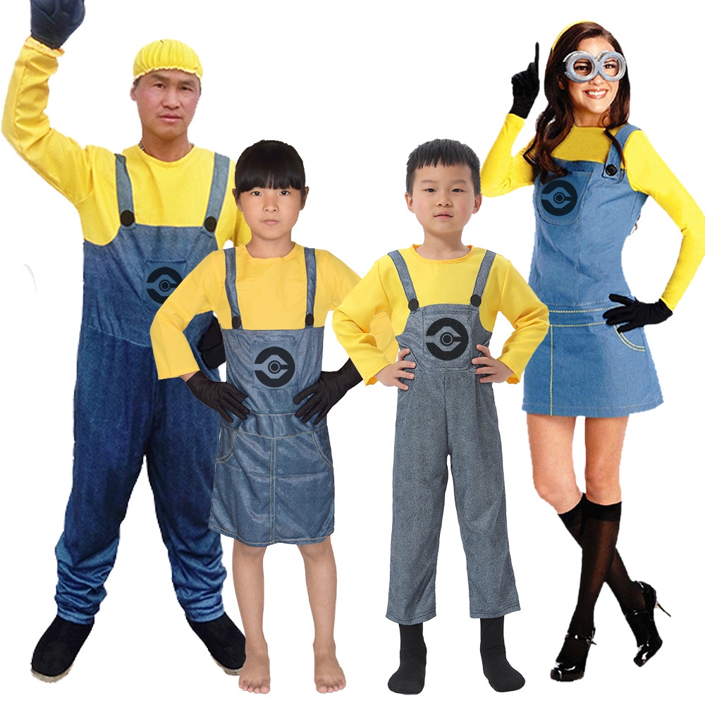 Minions Women Halloween Costume Adult Jumpsuit Despicable Me Anime ...