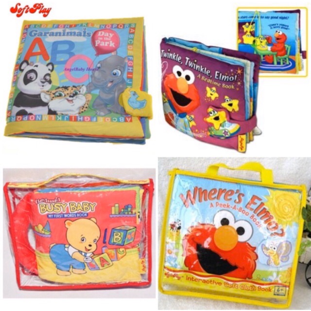 Soft Play Baby Soft Book Sound cloth book soft book baby infant kids ...