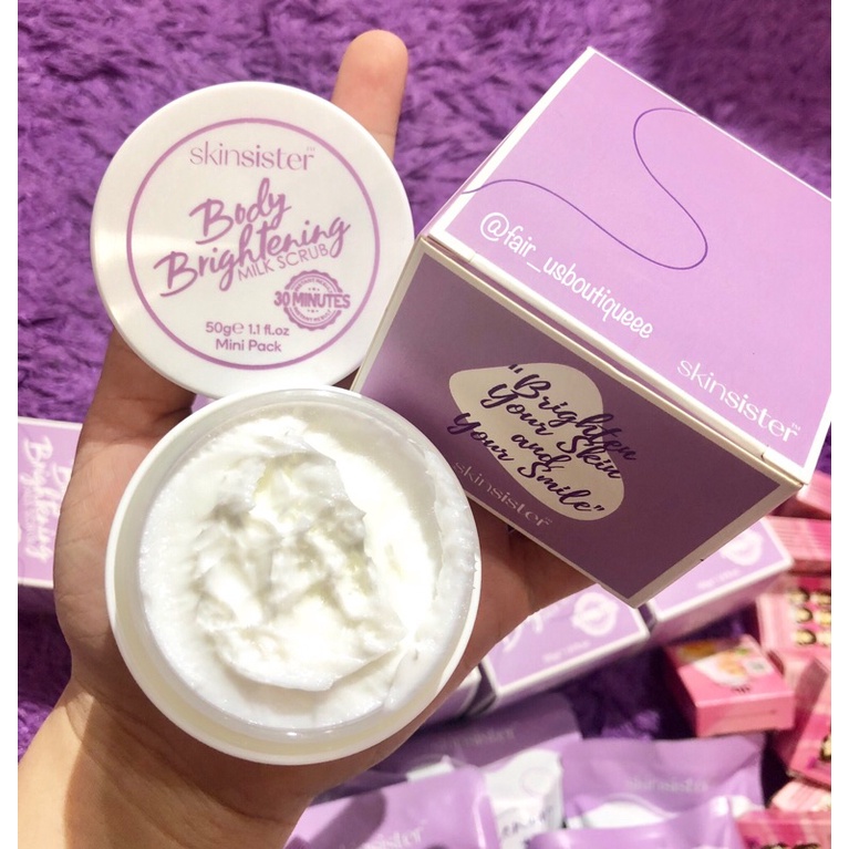 [READYSTOCK]🔥SKINSISTER BODY SCRUB / FACE SCRUB/ PUTIH BUANG DAKI 💯 ...