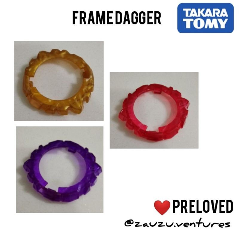 Beyblade burst dagger gold/red/purple frame (Preloved) | Shopee Malaysia