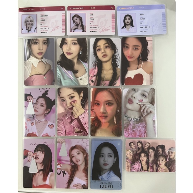 Twice Scientist Official Photocard, ID Card and Scratch card | Shopee ...
