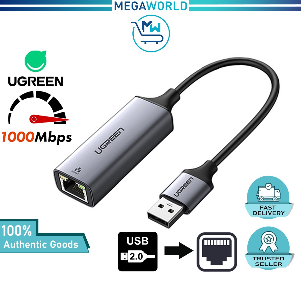 UGREEN USB Ethernet Adapter USB 3.0 to Network Gigabit RJ45 LAN 1000 ...