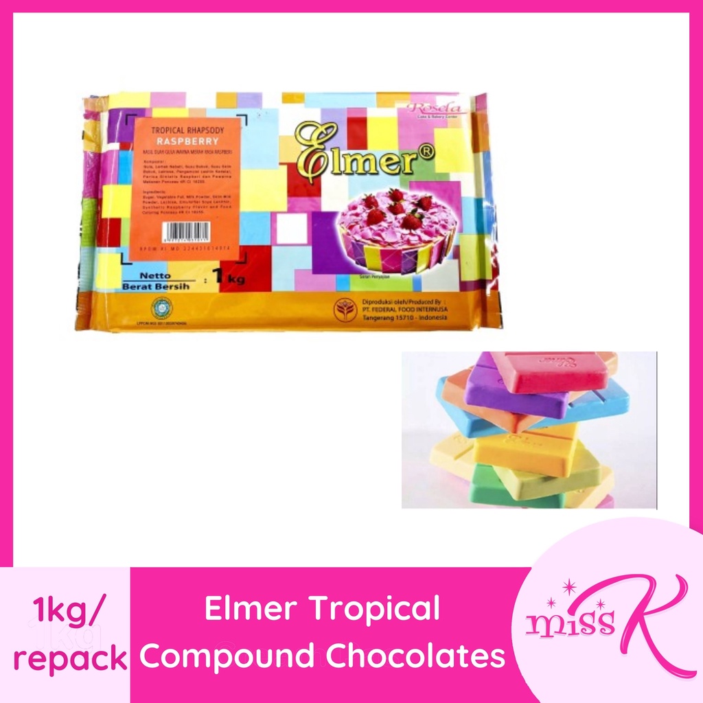 Elmer's Tropical Rhapsody Compound Chocolates | Colored Chocolates | 1 ...