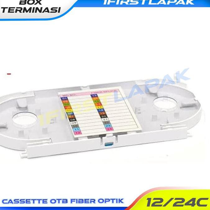 New Cassette OTB Cassette OTB 12/24 Core Fiber Optic FTTH Box | Shopee ...