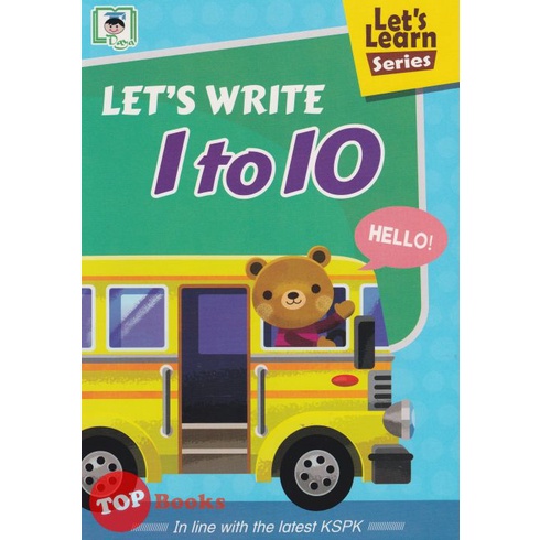 [TOPBOOKS Daya Kids] Let's Write 1 to 10 (2021) | Shopee Malaysia