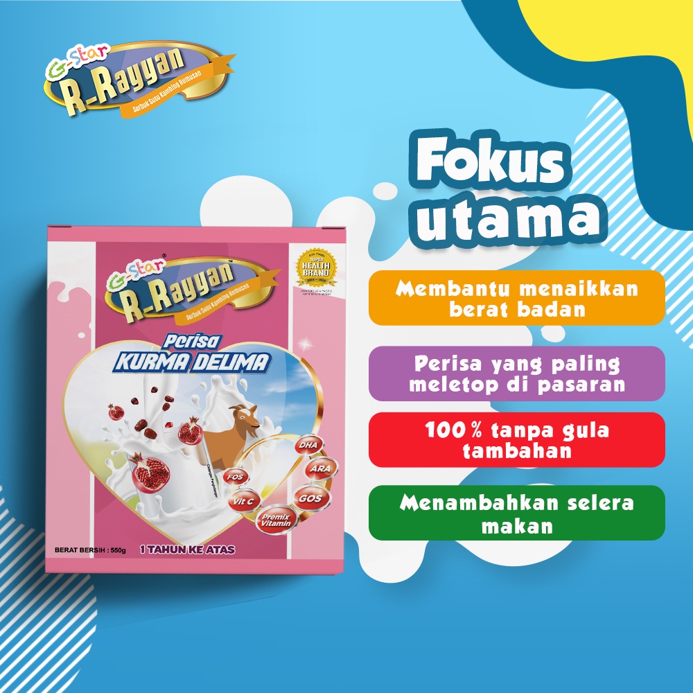 R-Rayyan Susu Kambing Perisa Asli Kurma Delima Al Ain Gold Pakej Jimat ...