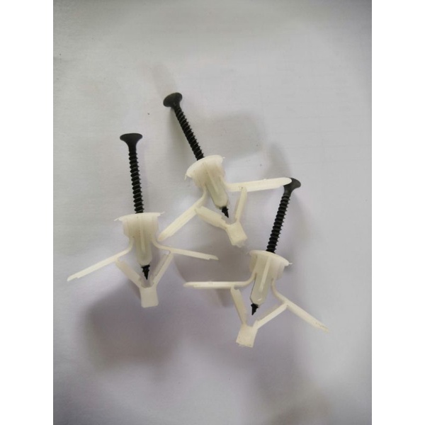 10pcs Wallplug Butterfly Partition Plaster Ceiling Drywall Screws ...